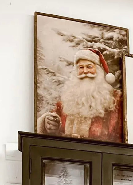 Santa Wood Sign – Petunia Fitzgerald Creations